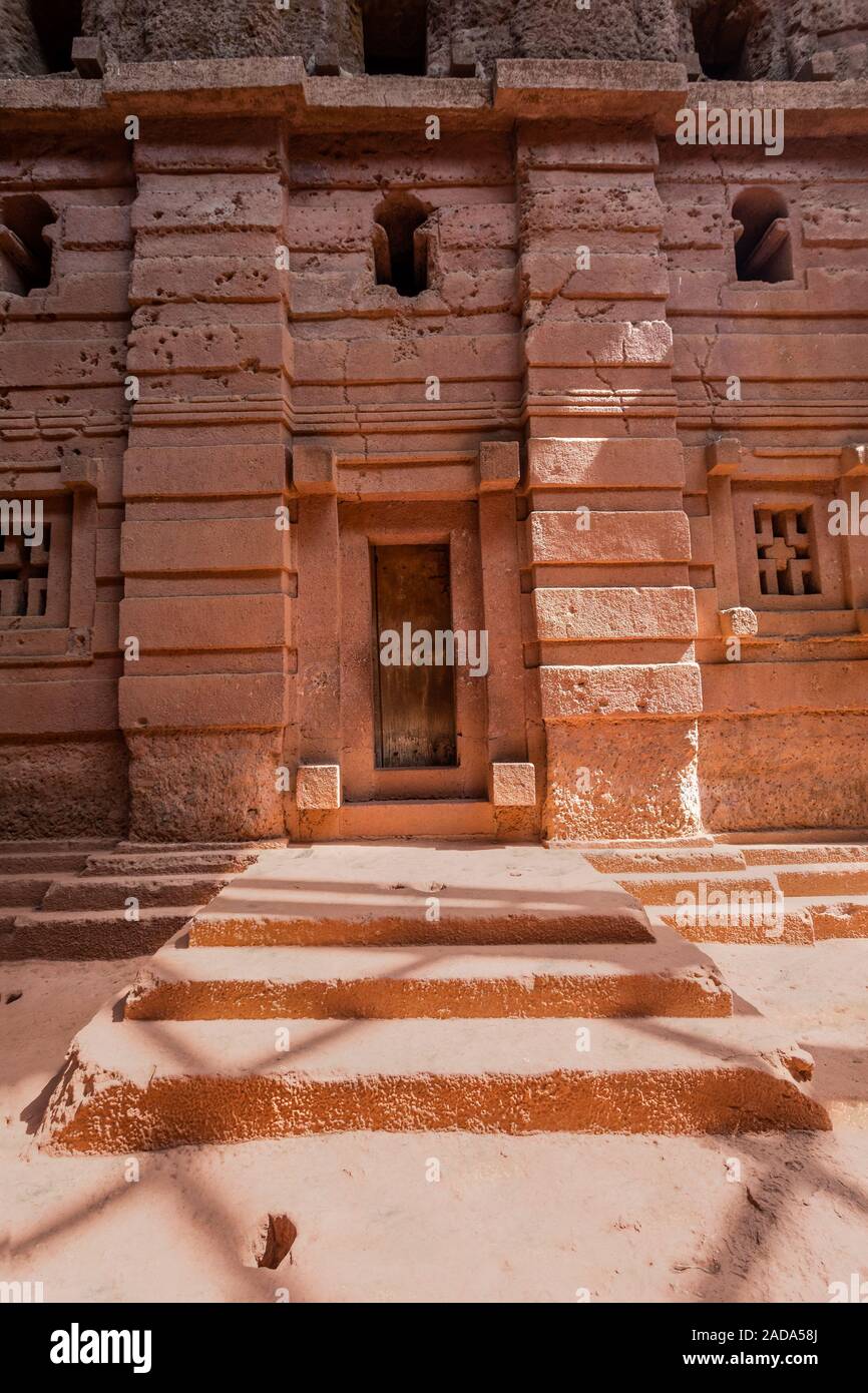 Biete Amanuel underground Orthodox monolith Lalibela, Ethiopia Stock ...