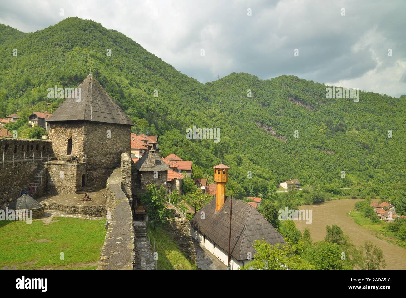 Historic Village Vranduk Stock Photo - Alamy