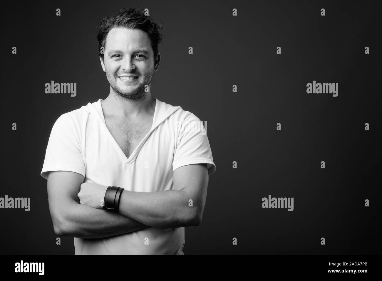 Italian man smiling hi-res stock photography and images - Alamy