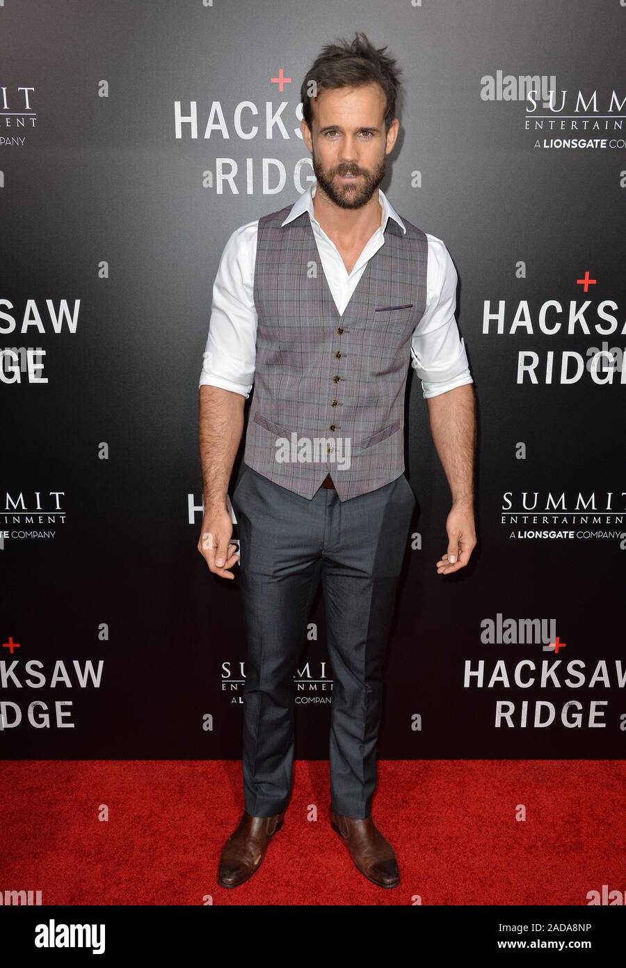 LOS ANGELES, CA. October 24, 2016: Actor Luke Pegler at the Los Angeles ...