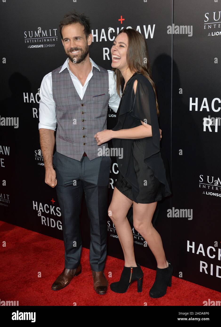 LOS ANGELES, CA. October 24, 2016: Actor Luke Pegler & actress Patricia ...