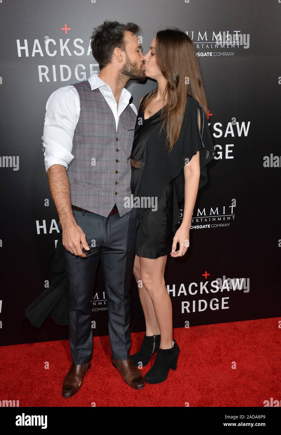 LOS ANGELES, CA. October 24, 2016: Actor Luke Pegler & actress Patricia ...