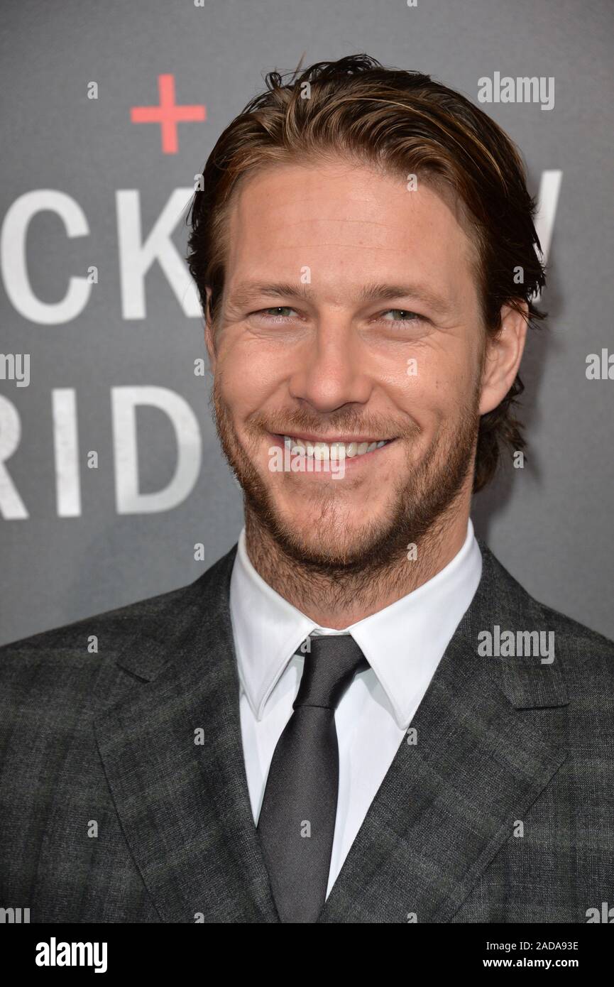 LOS ANGELES, CA. October 24, 2016: Actor Luke Bracey at the Los Angeles ...
