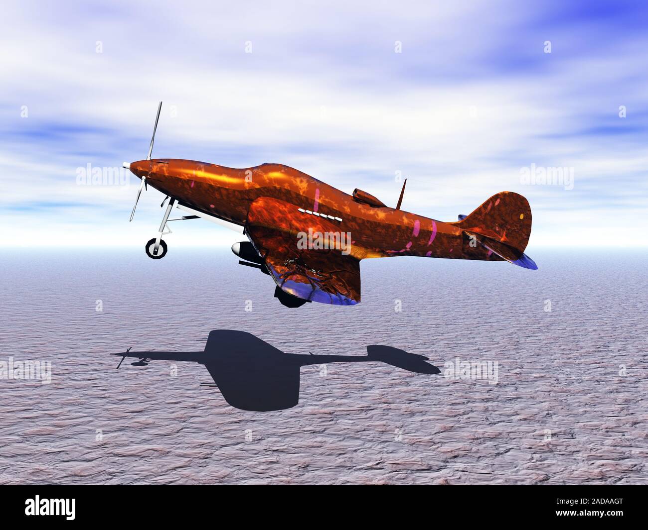 Old propeller plane at the start Stock Photo - Alamy