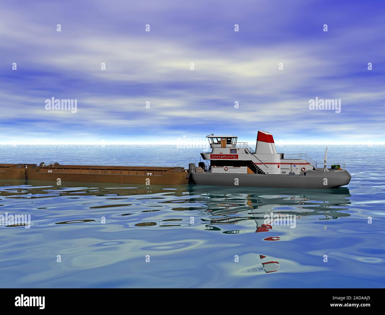 Push boat hi-res stock photography and images - Alamy