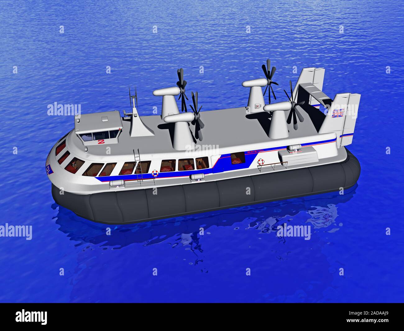 Airboat on the water Stock Photo - Alamy