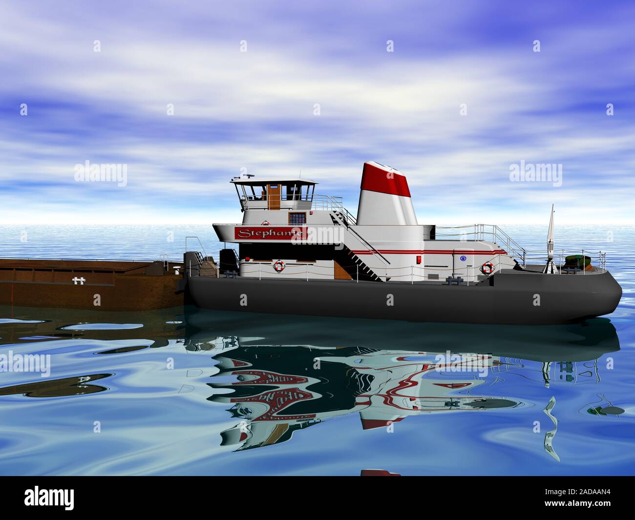 Push boat hi-res stock photography and images - Alamy
