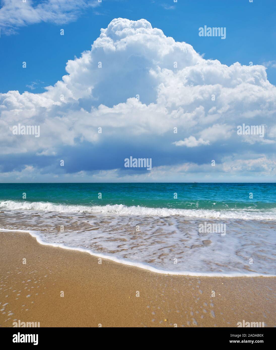 Summer on the sea beach. Element of design Stock Photo - Alamy