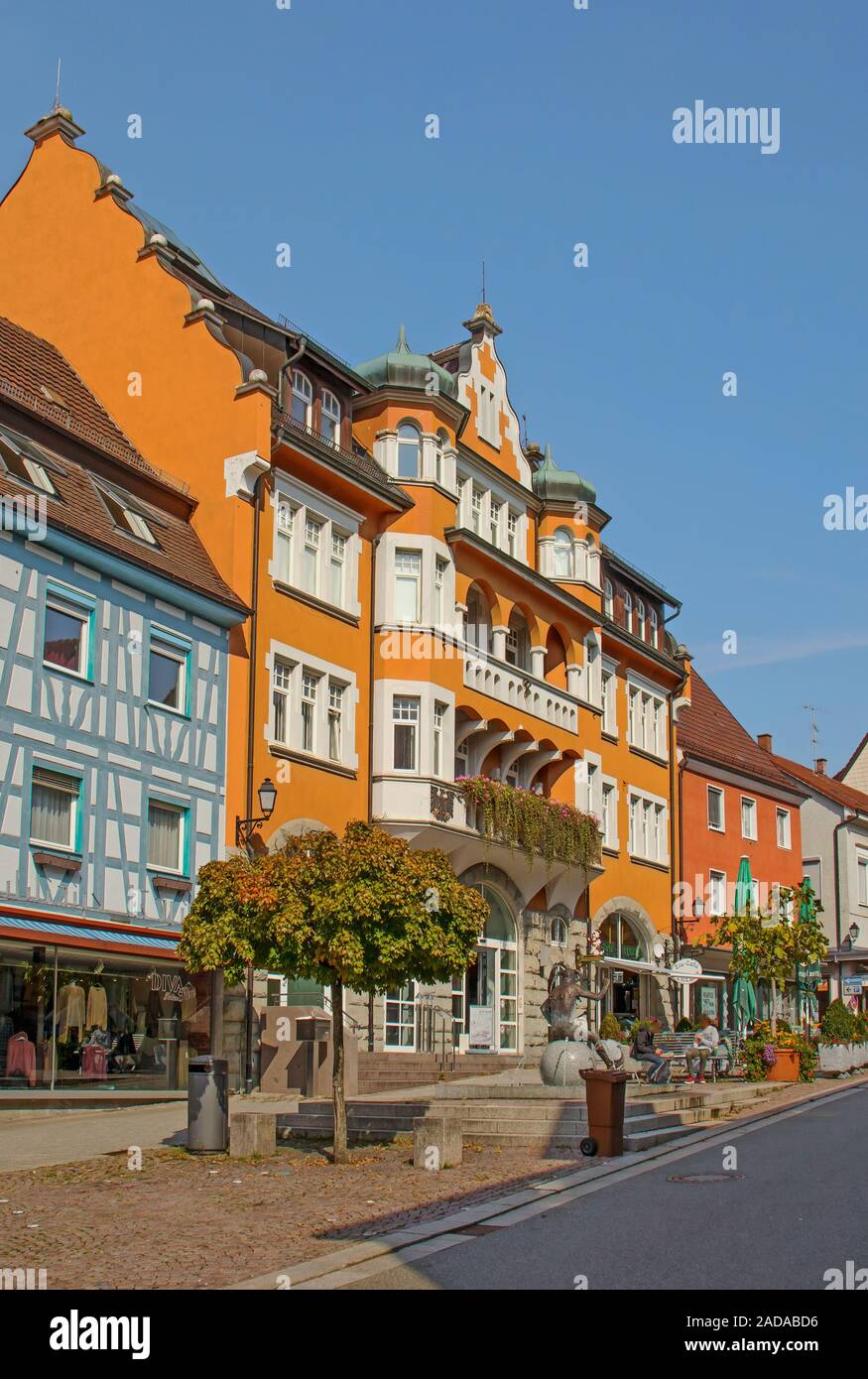 Community centre, cultural centre, Adler Post, Stockach, Baden ...