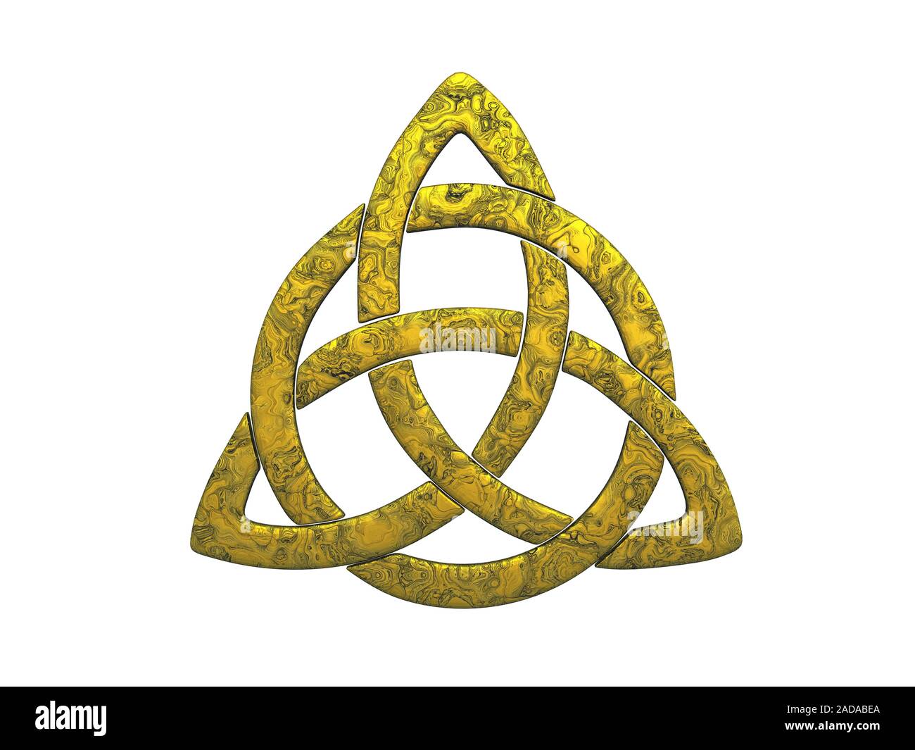 golden tangled symbol Stock Photo - Alamy