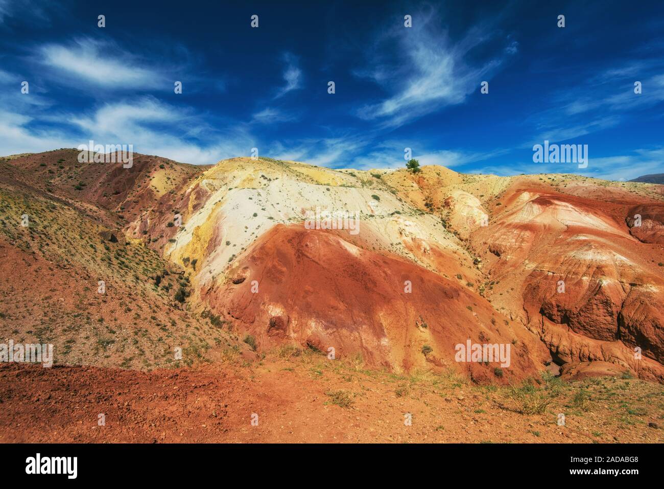 Valley of Mars landscapes Stock Photo - Alamy