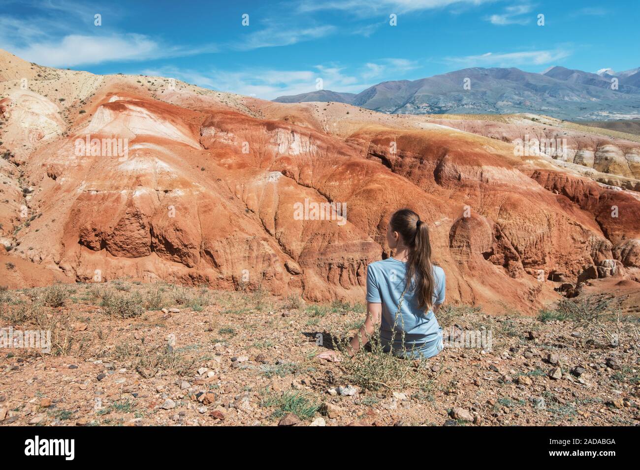 Valley of Mars landscapes Stock Photo - Alamy