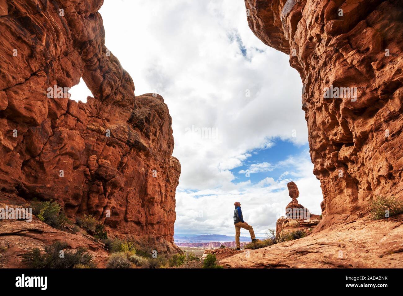 Hike in Utah Stock Photo - Alamy