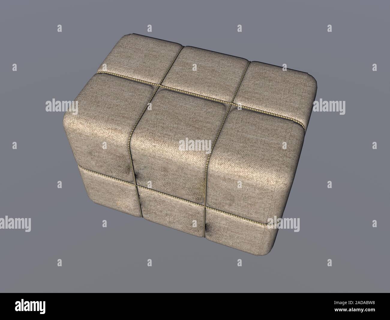 well-tied square goods package Stock Photo - Alamy