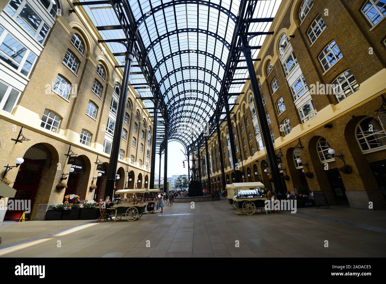 Hay's Galleria is an old warehouse converted to a modern shopping and ...