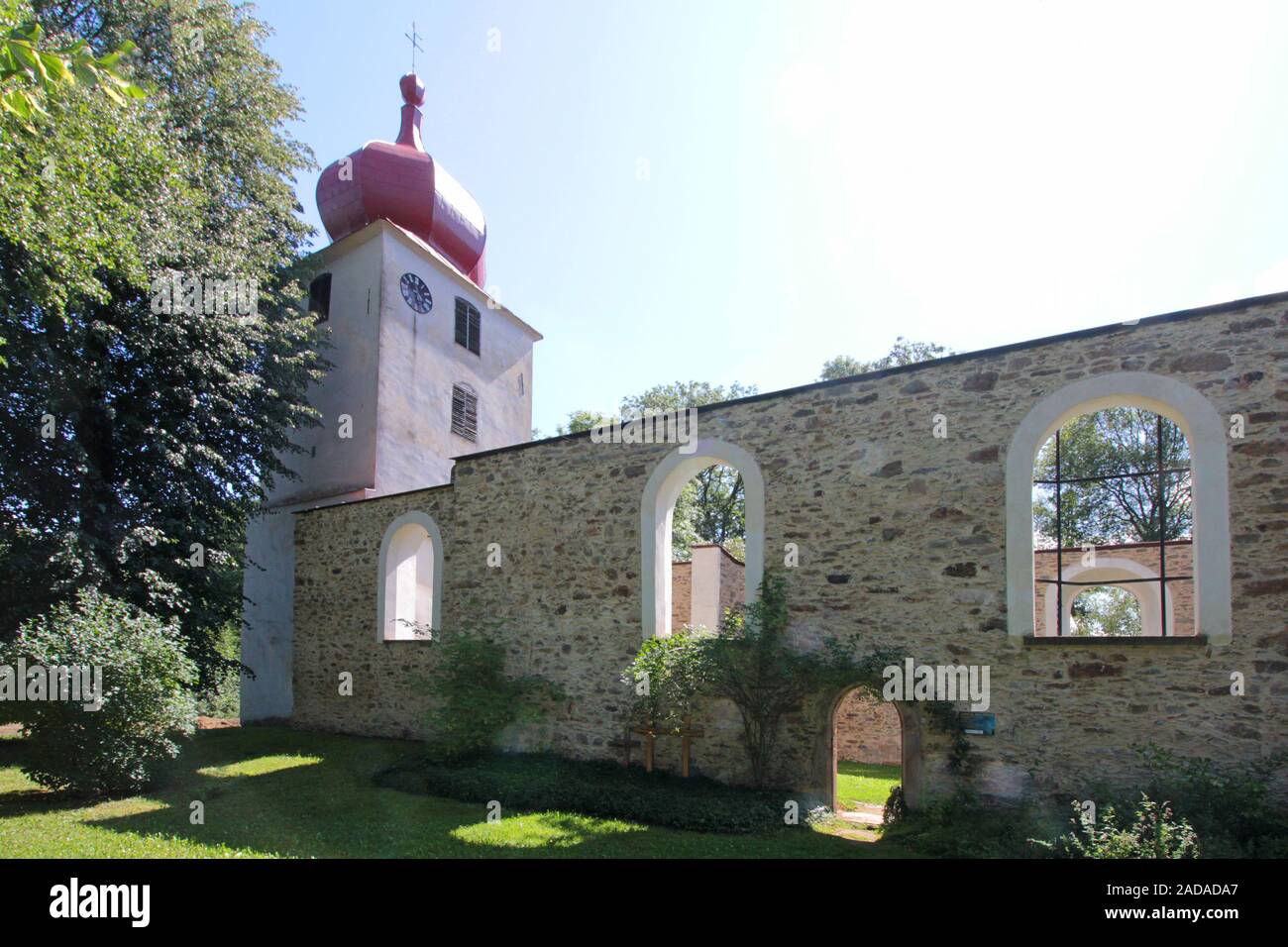 Church without roof Stock Photo - Alamy