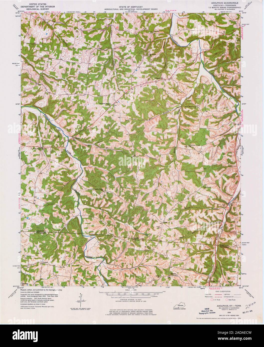 Map tennessee ky hi-res stock photography and images - Alamy