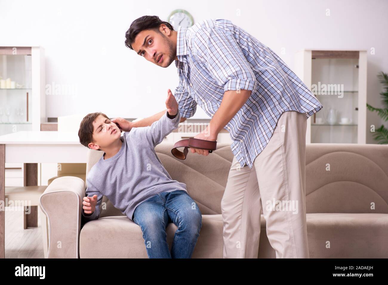 Frightened child alcoholic parent hi-res stock photography and images ...