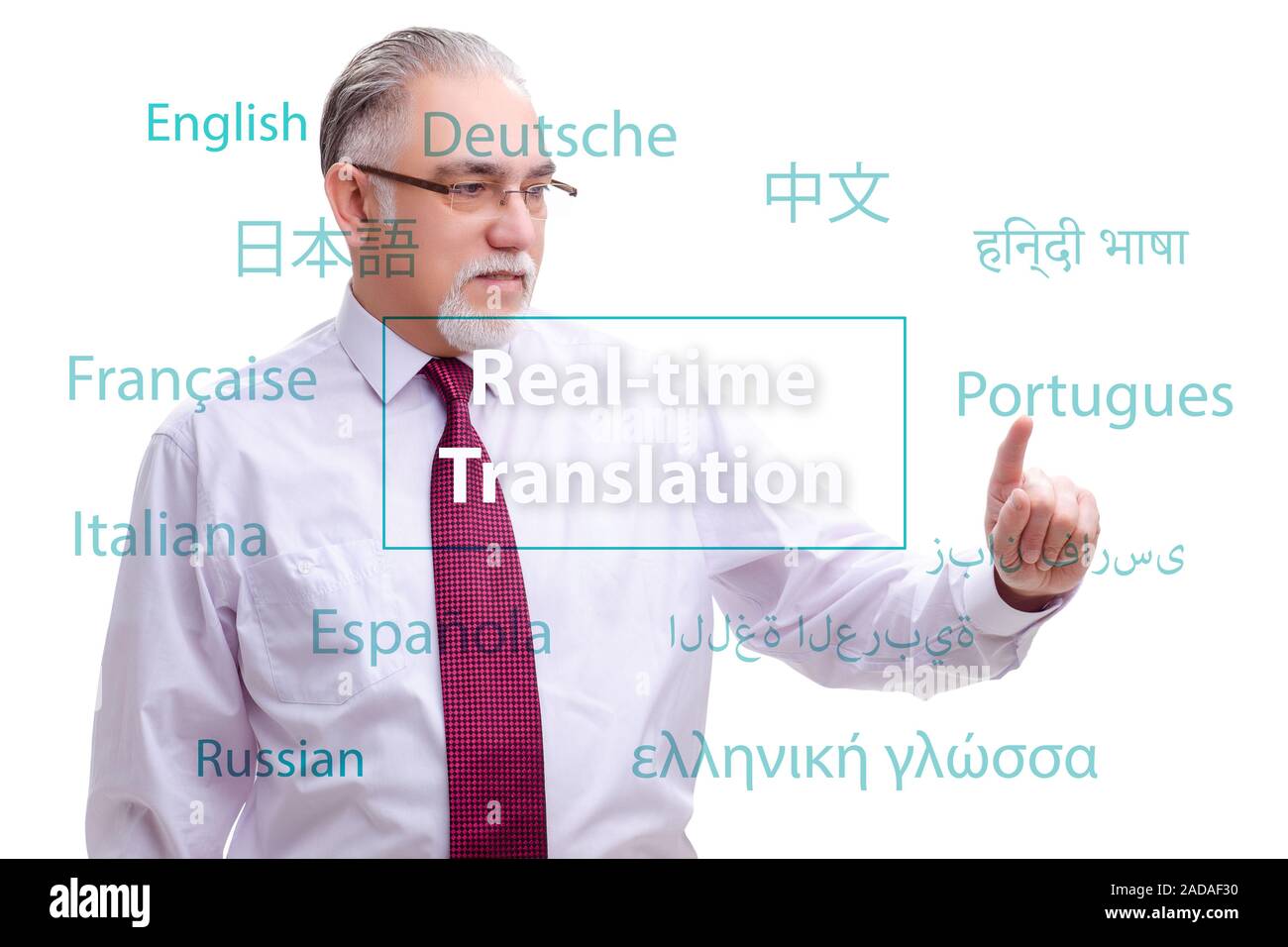 Real time language translation hi-res stock photography and images - Alamy