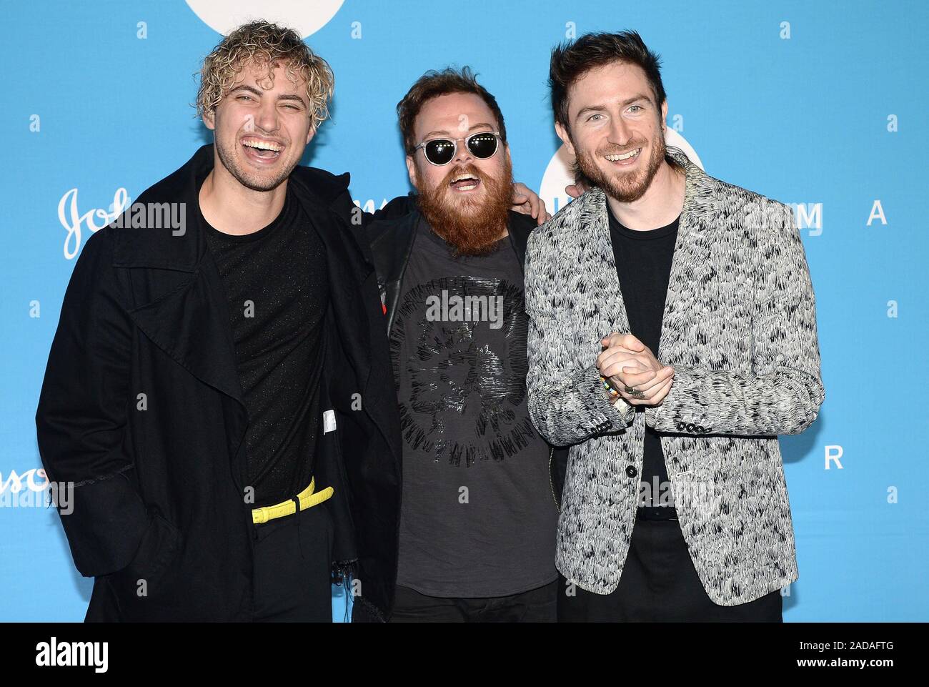 New York, NY, USA. 3rd Dec, 2019. Walk the Moon, Kevin Ray, Nicholas ...