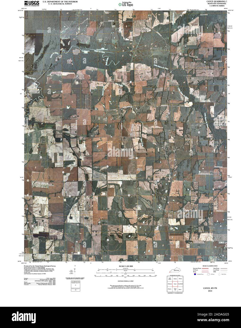 Map tennessee ky hi-res stock photography and images - Alamy