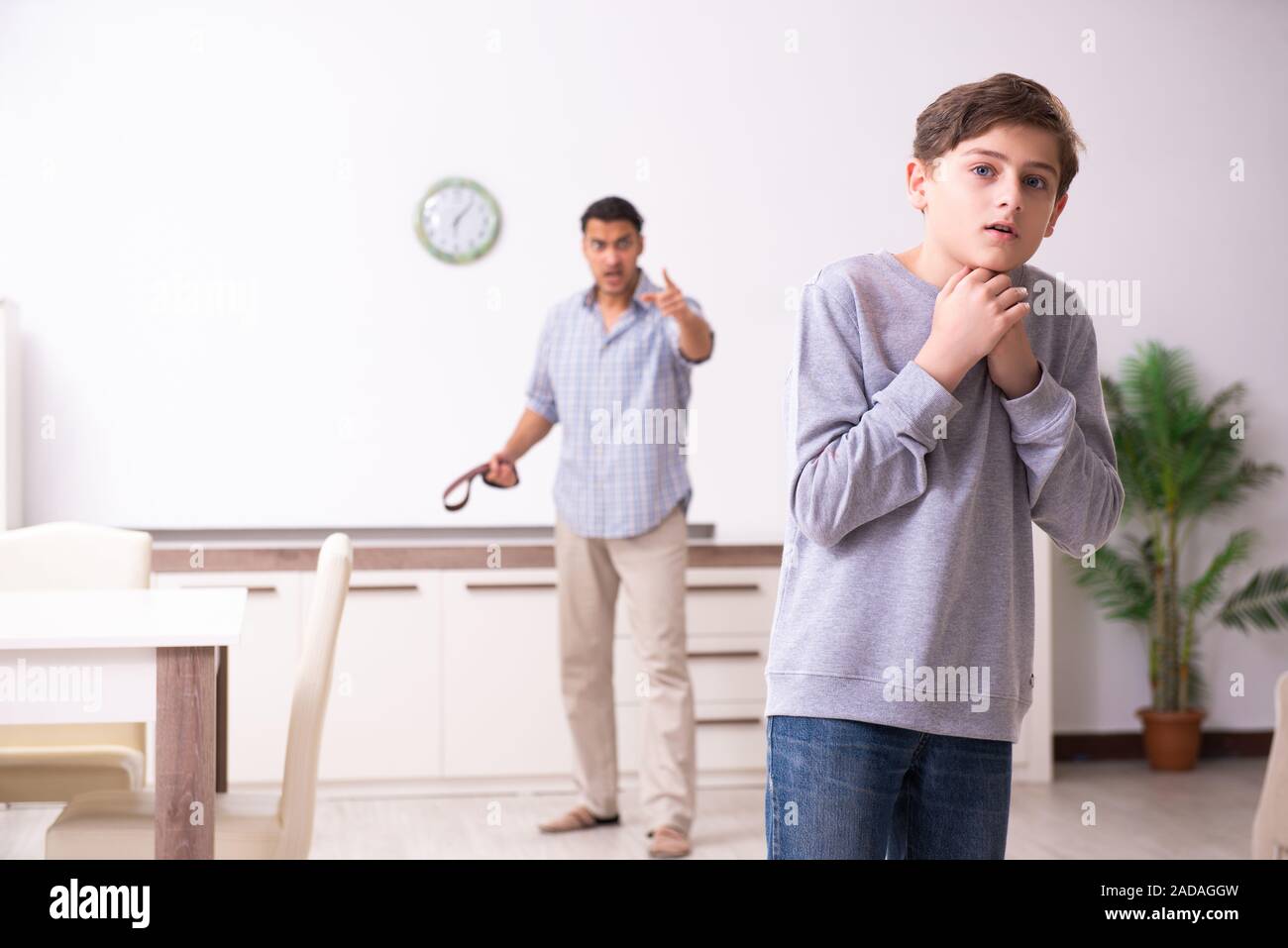 Frightened child alcoholic parent hi-res stock photography and images ...