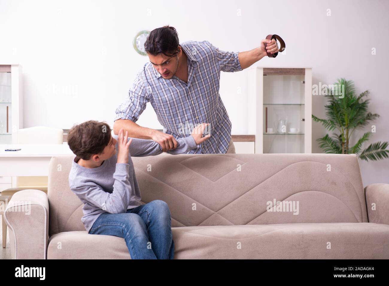 Frightened child alcoholic parent hi-res stock photography and images ...