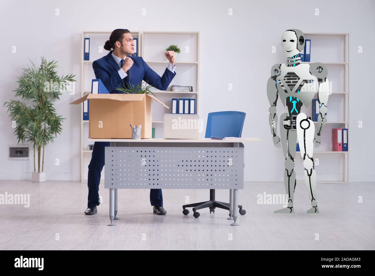 Artificial intelligence replacing humans hi-res stock photography and images - Alamy