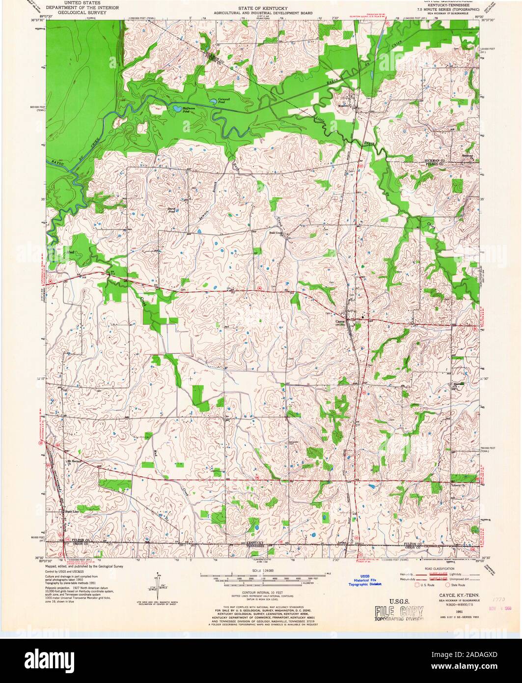 Map tennessee ky hi-res stock photography and images - Alamy