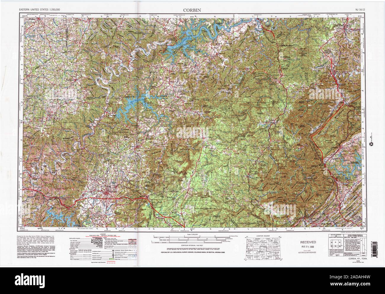 Map tennessee ky hi-res stock photography and images - Alamy