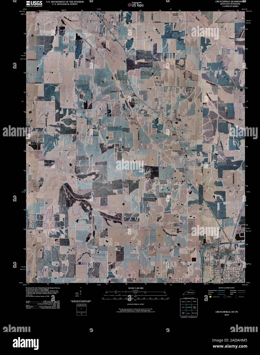 Map tennessee ky hi-res stock photography and images - Alamy