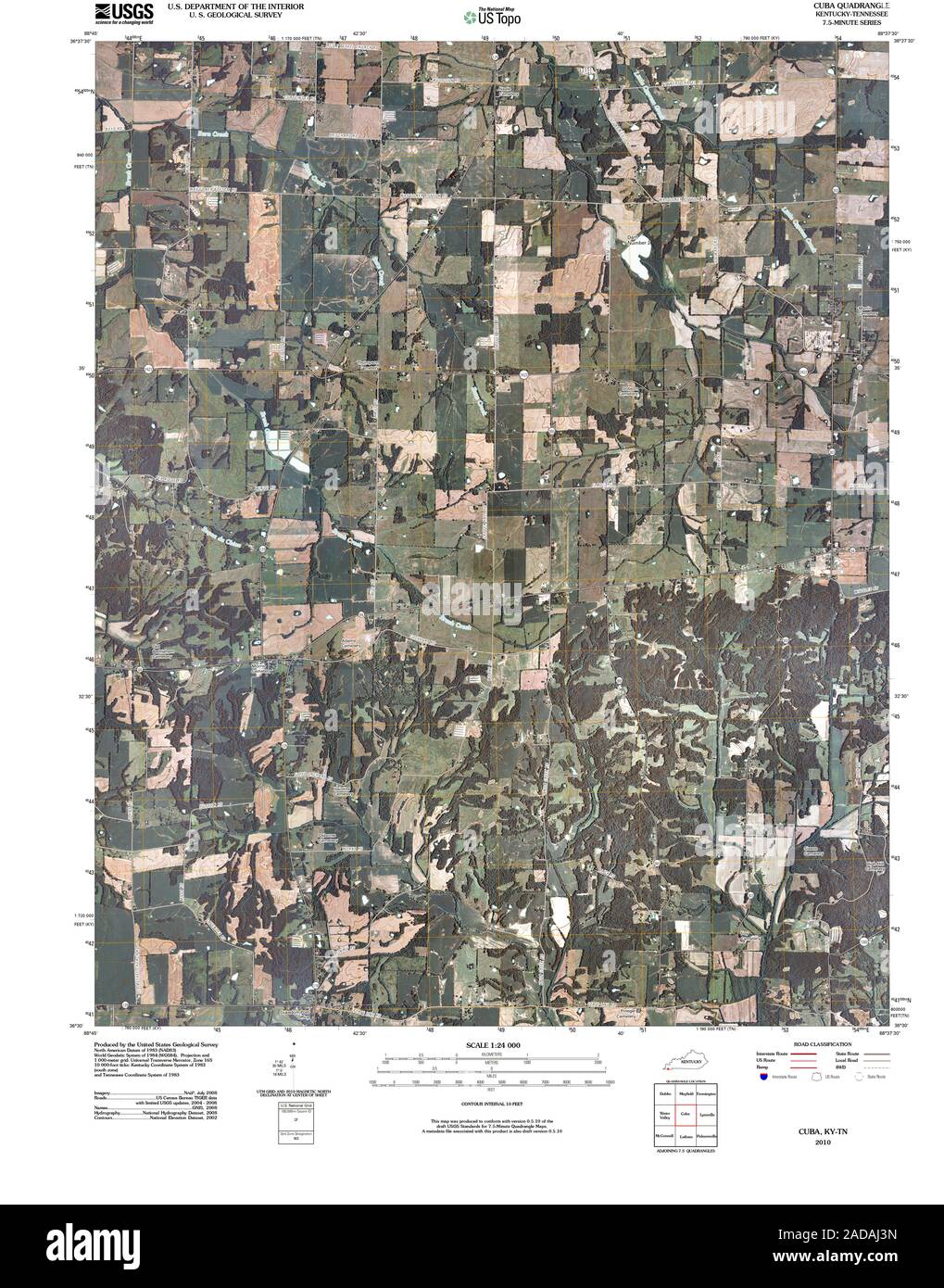 Map tennessee ky hi-res stock photography and images - Alamy