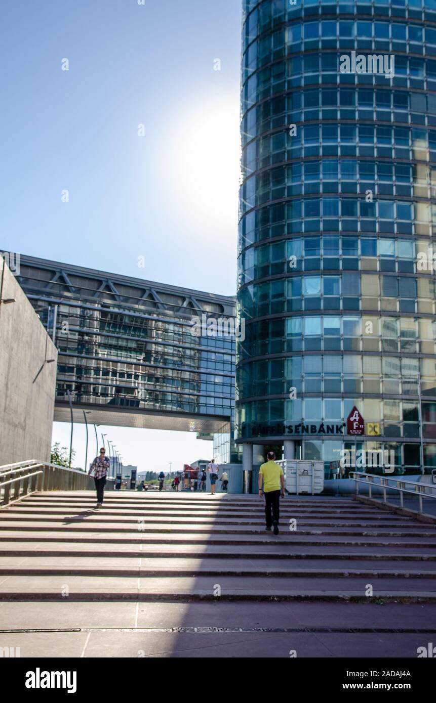 Andromeda tower in Vienna Stock Photo - Alamy