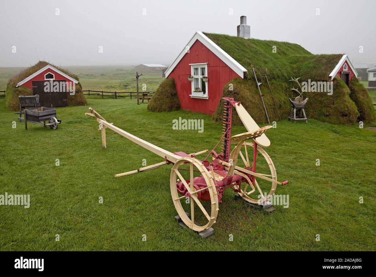 Lindarbakki, traditional sod house from 1899, Bakkagerdi, East Iceland ...
