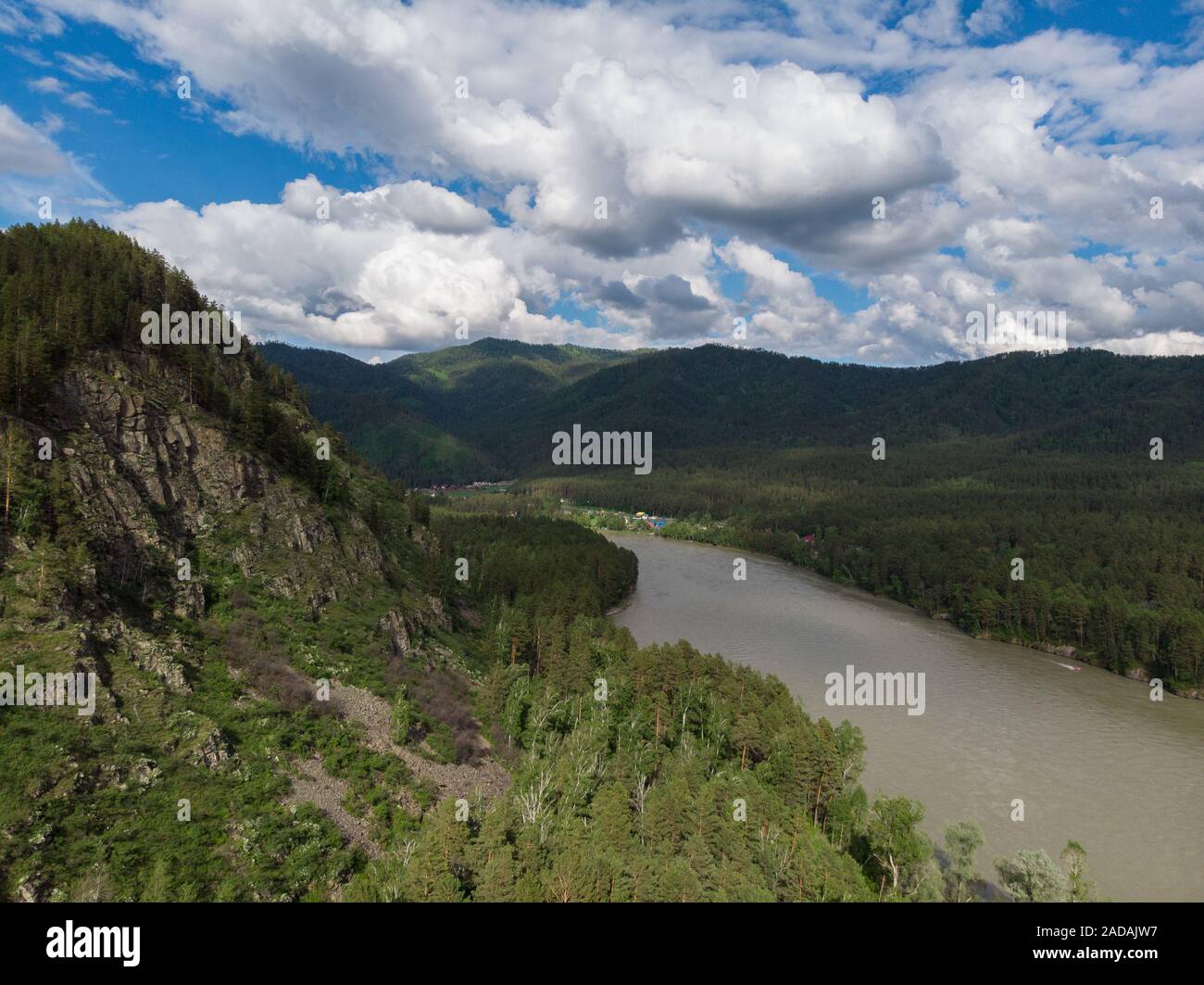 4k aerial video view road hi-res stock photography and images - Alamy
