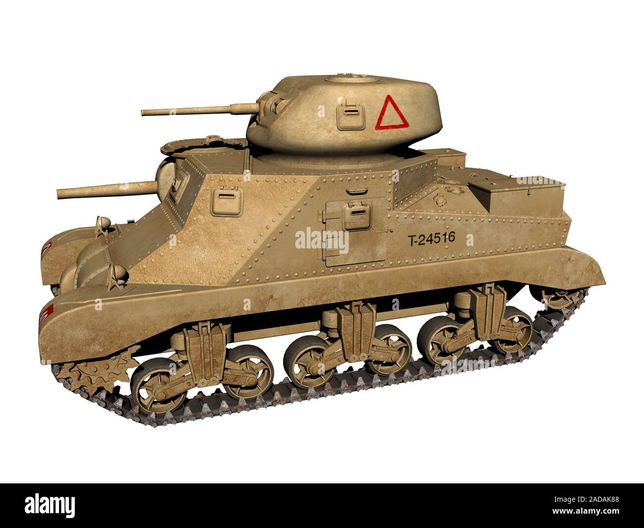 old tank with turret Stock Photo - Alamy