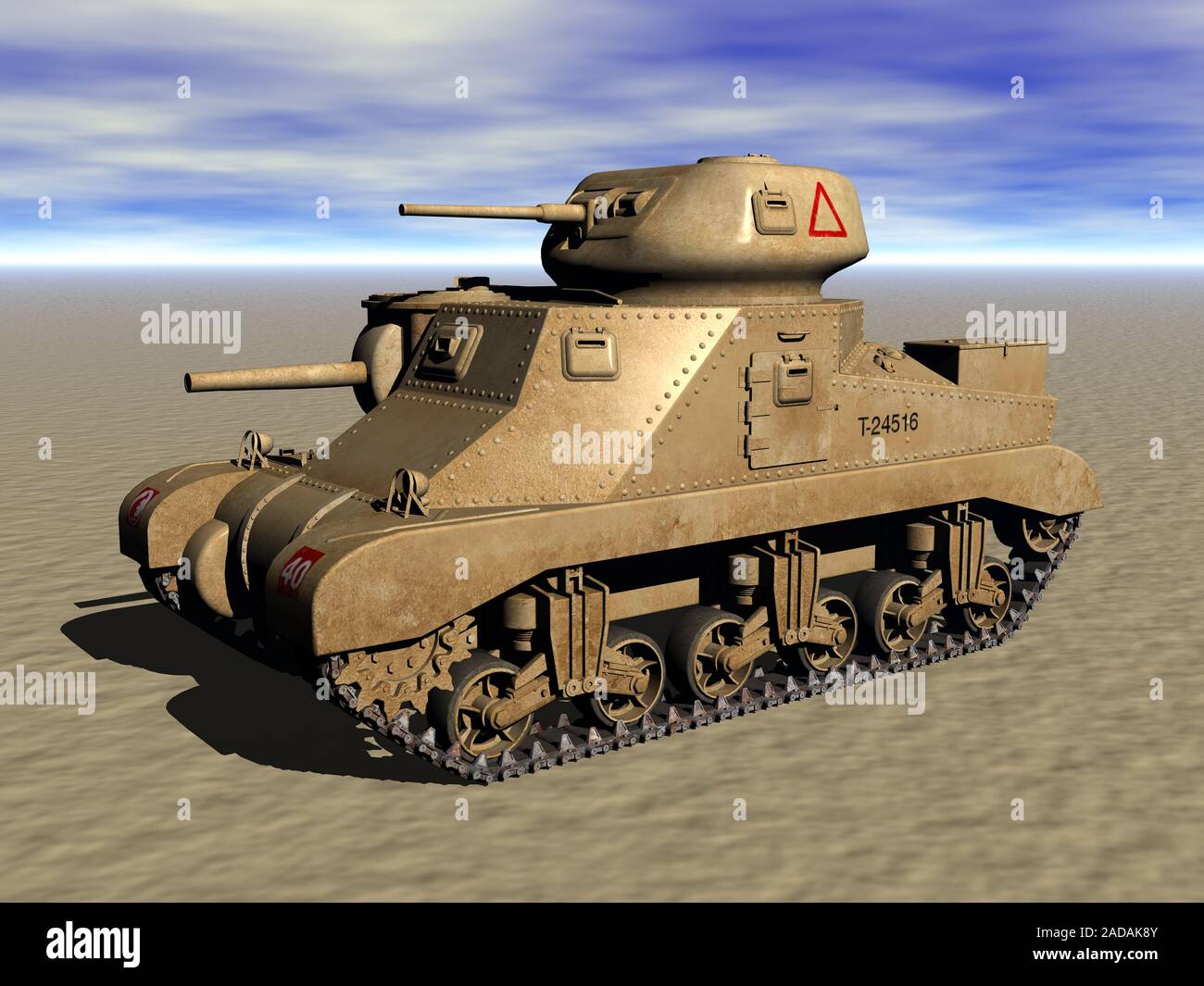 old tank with turret Stock Photo - Alamy