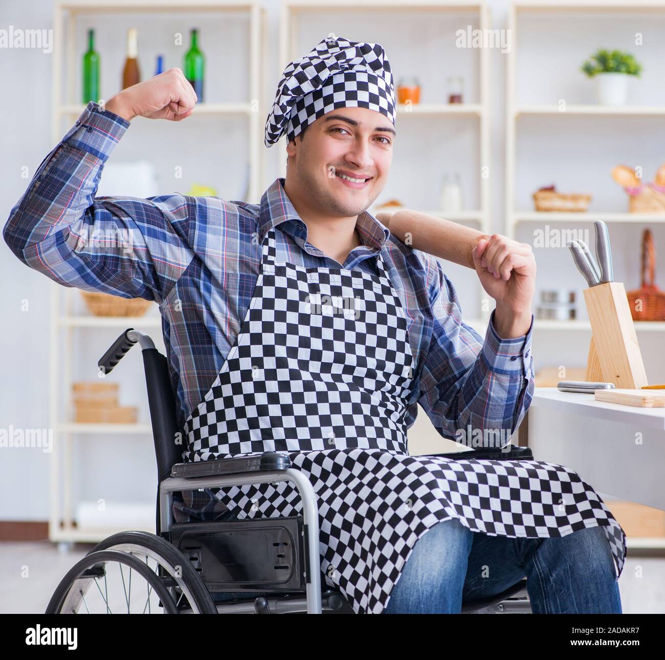Young cook roller preparing hi-res stock photography and images - Alamy