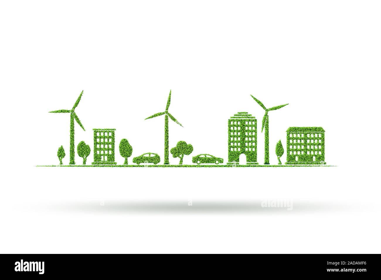 Clean energy city Cut Out Stock Images & Pictures - Alamy