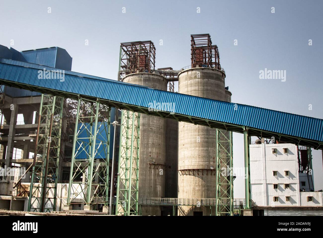 A plant for the manufacture of bricks and building materials Stock ...