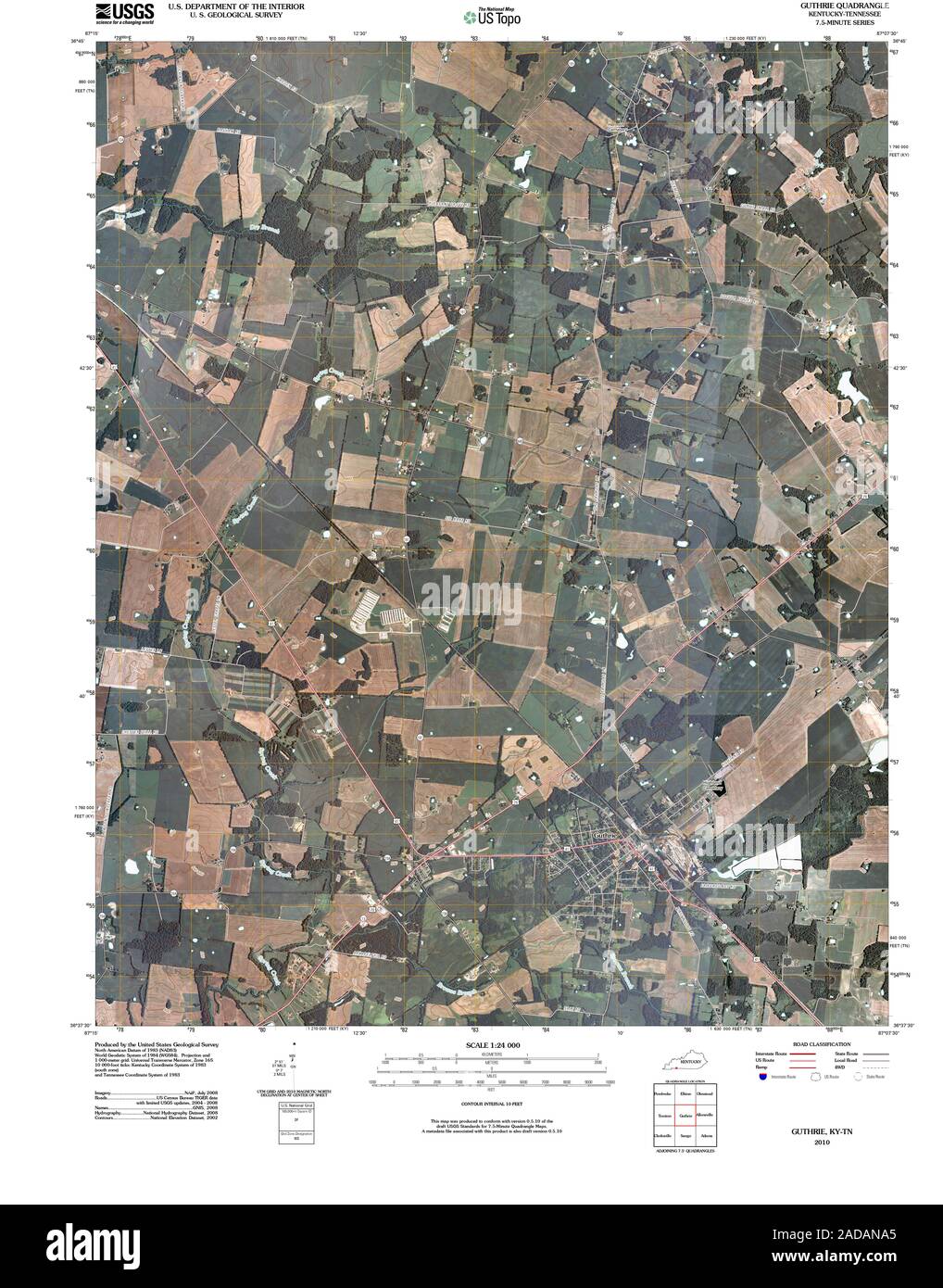 Map tennessee ky hi-res stock photography and images - Alamy