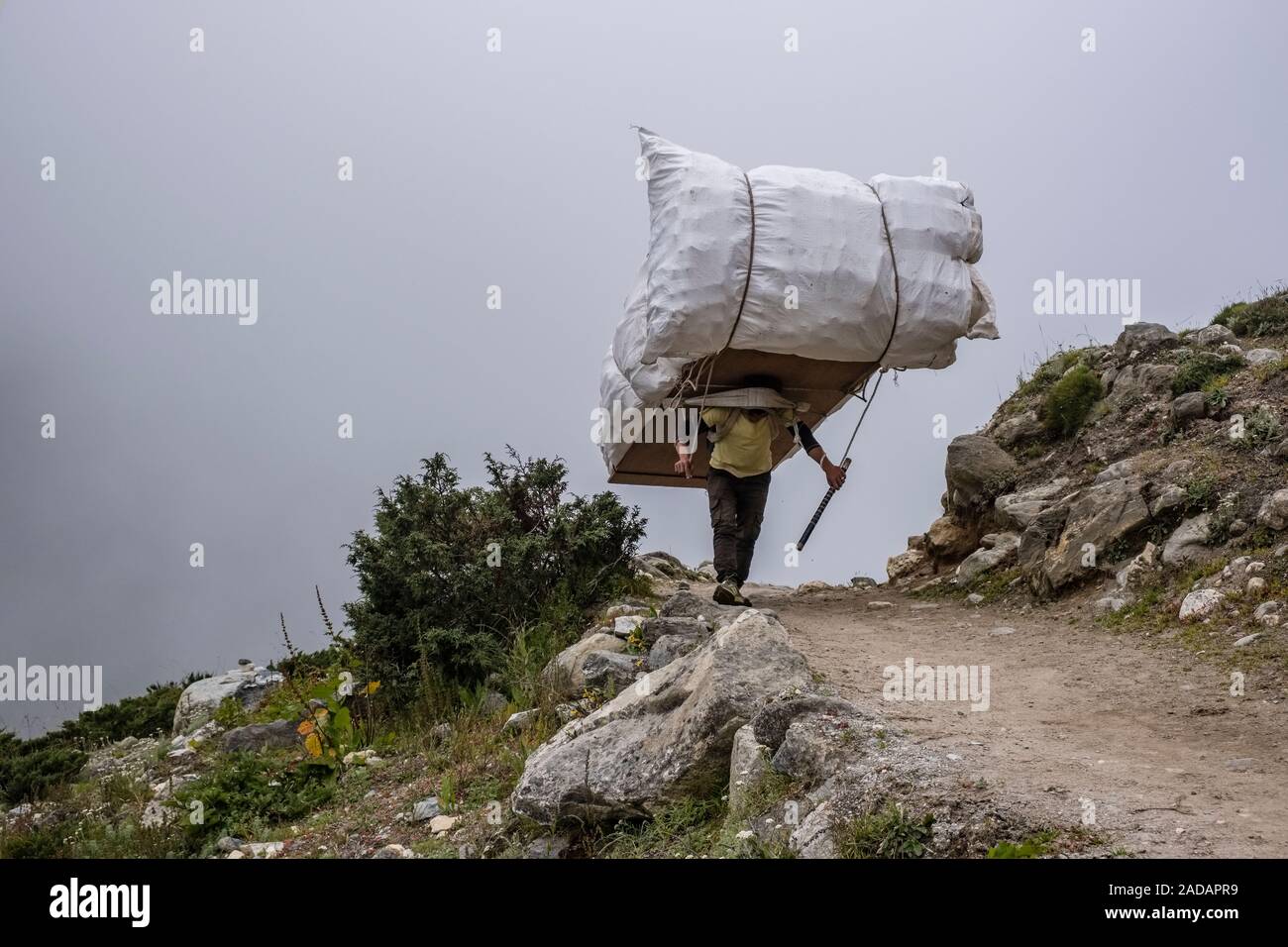 Man carrying heavy load hi-res stock photography and images - Alamy