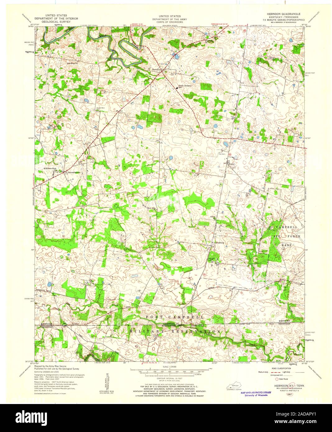 Map tennessee ky hi-res stock photography and images - Alamy