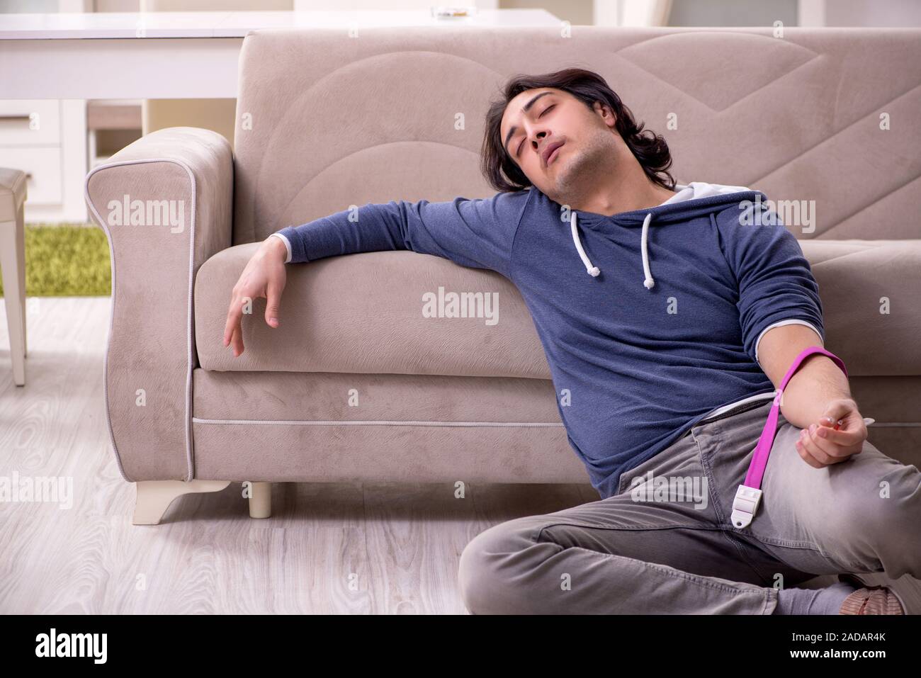 Young man having problems hi-res stock photography and images - Alamy