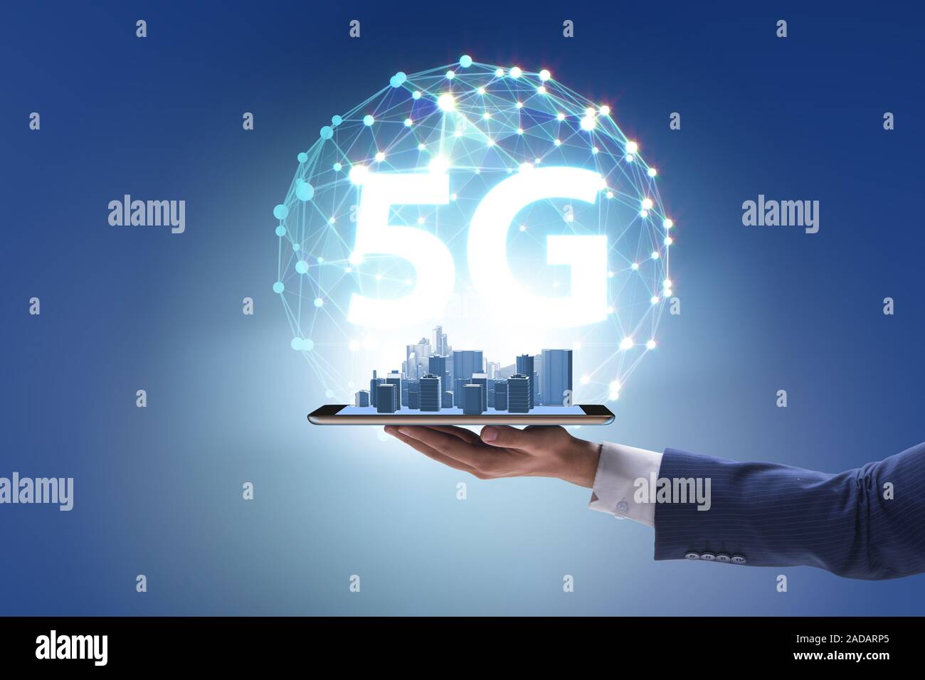 5G mobile technology concept - high internet speed Stock Photo - Alamy