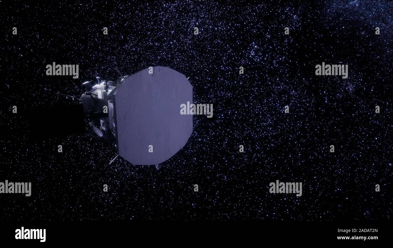 Parker Solar Probe approaching to Sun Stock Photo - Alamy