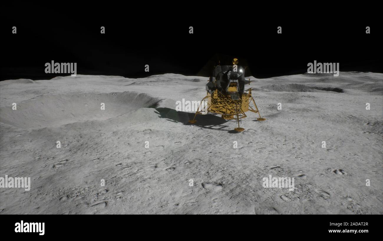 Lunar module challenger hi-res stock photography and images - Alamy