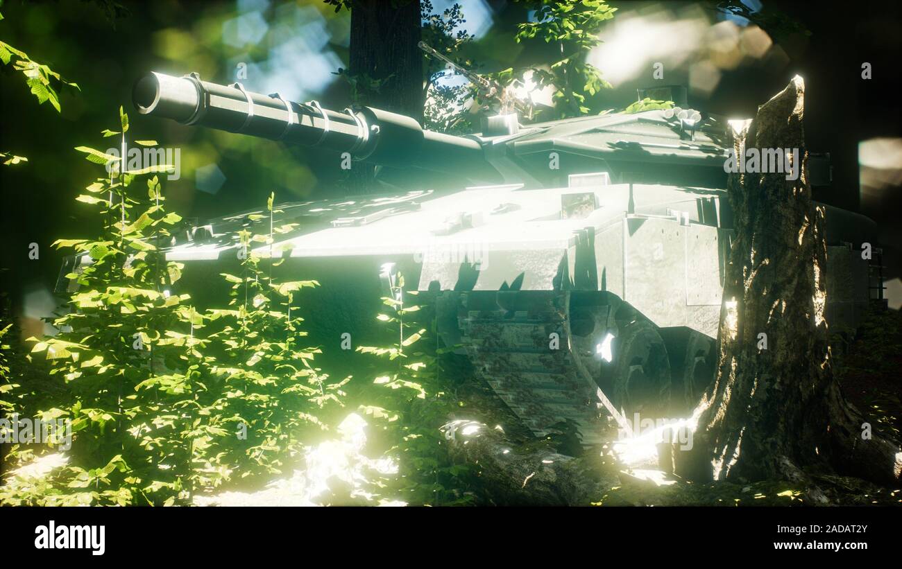 old rusty tank in the forest Stock Photo - Alamy