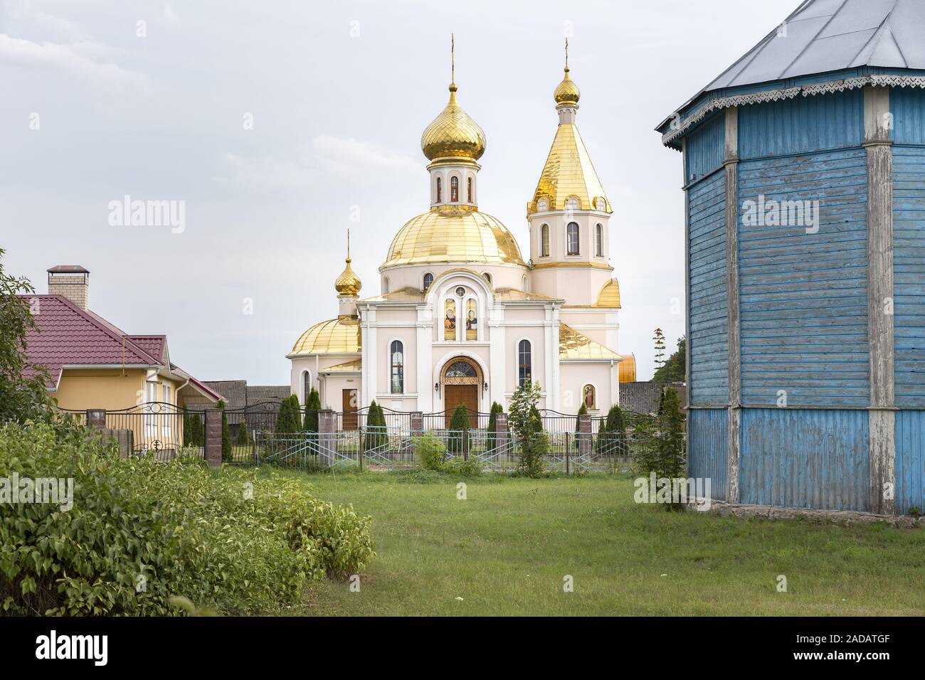 Belarusian Orthodox Church in a village Belarus, Belarus Stock Photo ...