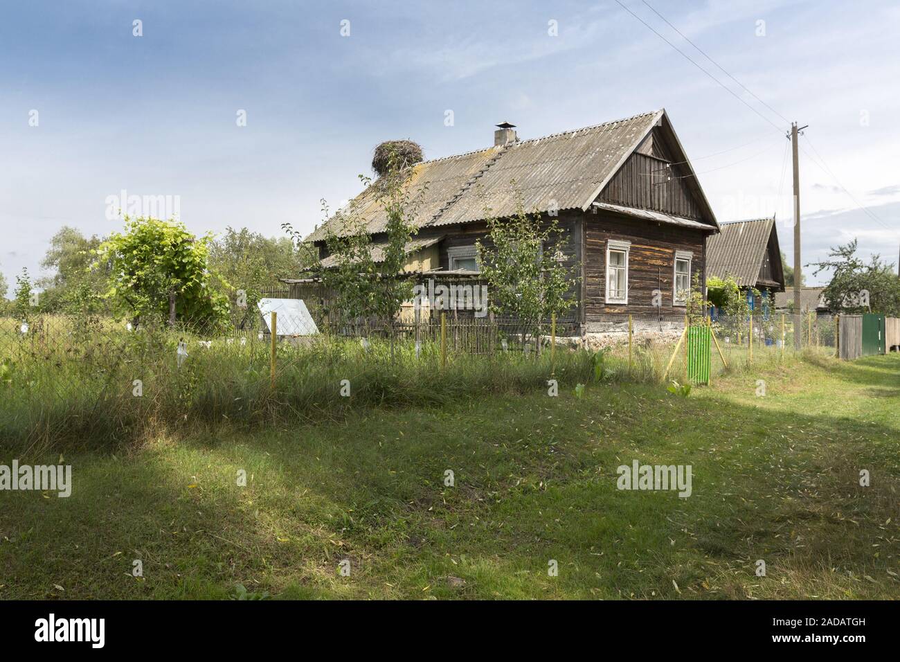 Typical residential building in the radioactive Chernobyl exclusion ...